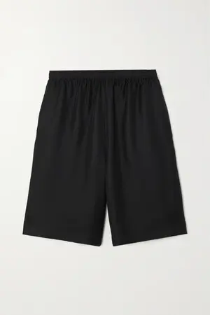 Loulou De Saison Zinia Silk-twill Shorts