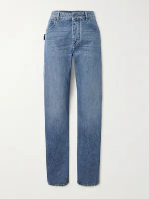 Bottega Veneta High-rise Straight-leg Denim Jeans - Blue