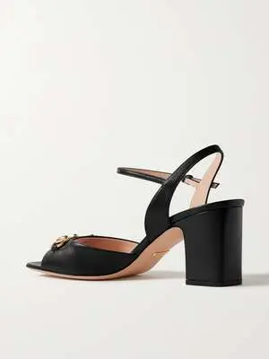 Gucci Lady Horsebit-detailed Leather Sandals