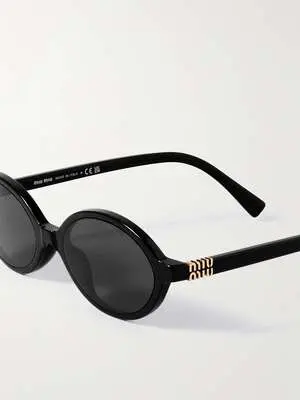 Miu Miu Oval-frame Sunglasses