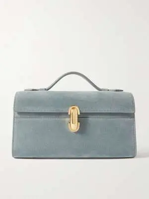 Savette Symmetry Pochette Suede Tote