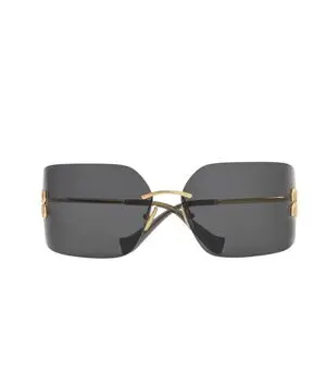 Miu Miu D-frame Gold-tone Sunglasses Black