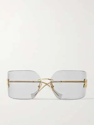 Miu Miu Miu Miu Eyewear D-frame Sunglasses Light Gray