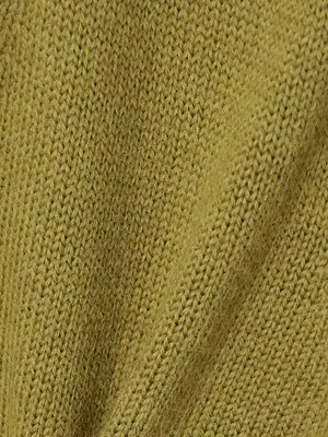 Loewe Paneled Checked Silk Blend-trimmed Knitted Sweater