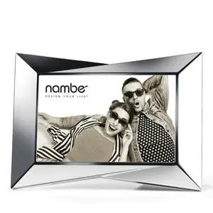 NAMBE Bevel Picture Frame, 5 X 8.5 - Silver
