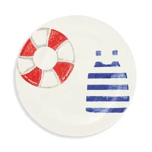 VIETRI Riviera Salad Plate - Life Preserver