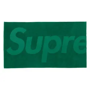 Supreme Tonal Logo Towel - Green