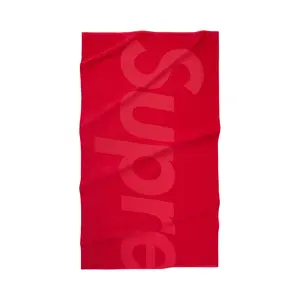 Supreme Tonal Logo Towel - Red