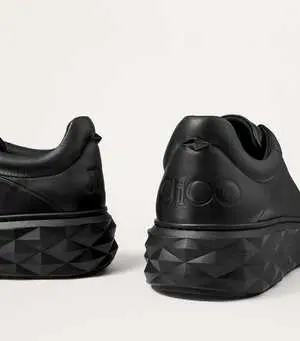 JIMMY CHOO Diamond Maxi Low-top Sneakers - Black