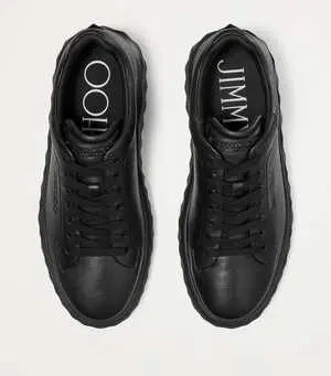 JIMMY CHOO Diamond Maxi Low-top Sneakers - Black