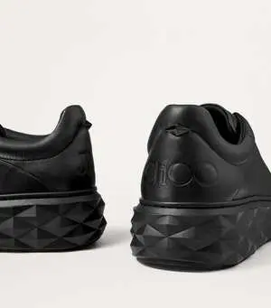 JIMMY CHOO Diamond Maxi Low-top Sneakers - Black