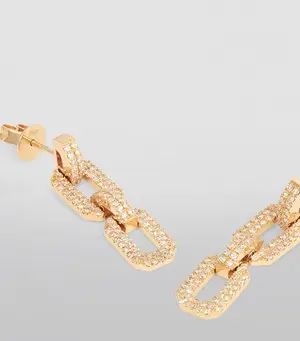 Shay Diamond Deco Chain Earrings