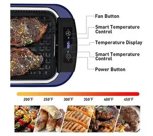 CUSIMAX Electric Portable Indoor Smokeless Gril L