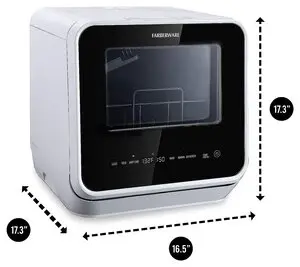 FARBERWARE Compact Portable Countertop Dishwasher