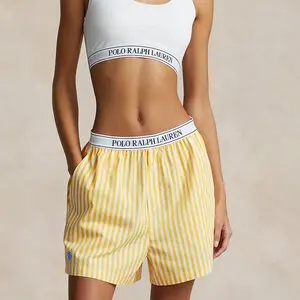 Ralph Lauren Ralph Lauren Striped Cotton Boxer Lemon Zest