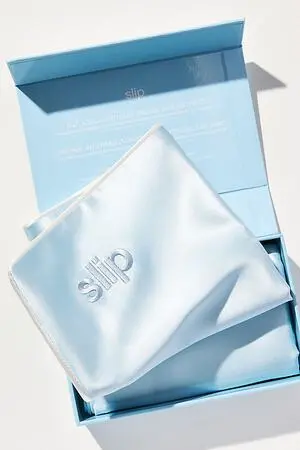 Slip Silk Pillowcase - Blue
