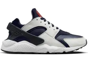 Nike Huarache Sneakers - Dark Obsidian/track Red