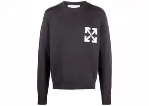 Off-White Arrow Knit Crewneck Sweatshirt
