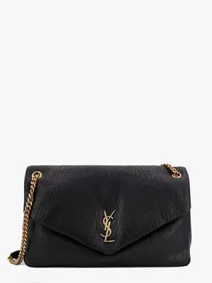 Saint Laurent Calypso Hammered Leather Shoulder Bag