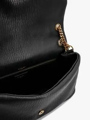 Saint Laurent Calypso Hammered Leather Shoulder Bag