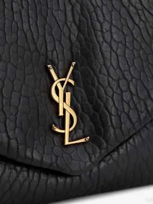 Saint Laurent Calypso Hammered Leather Shoulder Bag