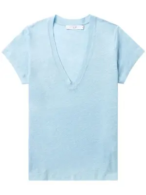 IRO PARIS Rodeo Linen T-shirt - Blue