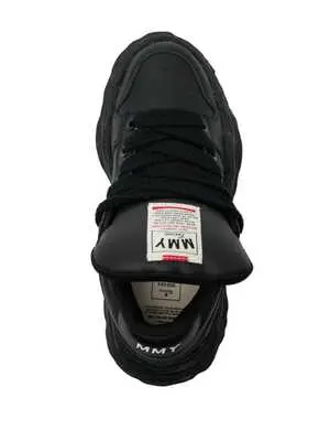 Mihara Yasuhiro Wayne Og Sole Leather Sneakers - Black