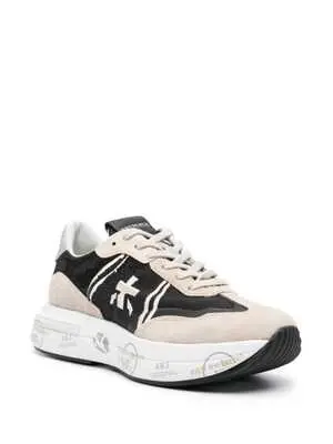Premiata Cassie Sequin-embellished Sneakers