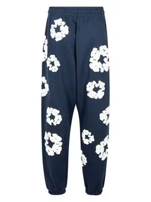 DENIM TEARS Cotton Wreath-print Track Pants