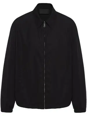 Prada Cotton Zip-up Shirt Jacket