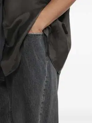 MAGLIANO Distressed Straight-leg Jeans - Black