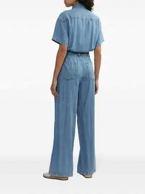 Rag & Bone Belted Denim Jumpsuit