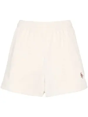 SPORTY & RICH Velour Mini Shorts
