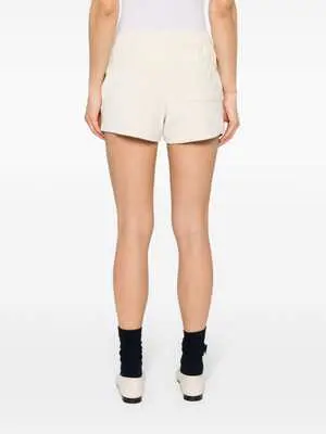 SPORTY & RICH Velour Mini Shorts