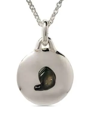 PARTS OF FOUR Disk Pendant Necklace - Silver