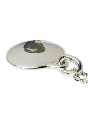 PARTS OF FOUR Disk Pendant Necklace - Silver