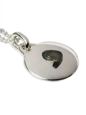 PARTS OF FOUR Disk Pendant Necklace - Silver