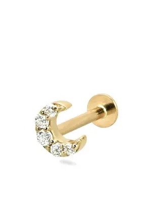 LARK & BERRY 14kt Yellow Diamond Stud Earring - Gold