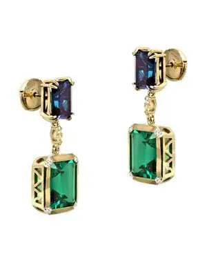 LARK & BERRY 14kt Yellow Multi-stone Drop Earrings