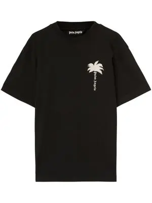 Palm Angels The Palm Cotton T-shirt - Black