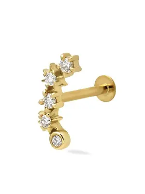LARK & BERRY 14kt Yellow Diamond Stud Earring