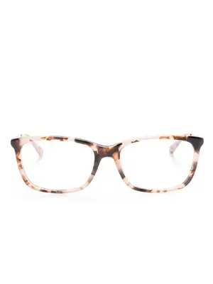 Michael Kors Rectangle-frame Glasses - Brown