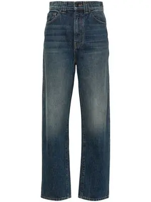 Khaite High-waisted Straight-leg Jeans - Blue