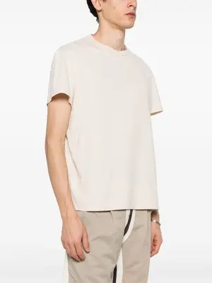 MAISON MARGIELA Logo-embroidered Cotton T-shirt - Neutrals
