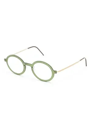 LINDBERG Round-frame Eyeglasses