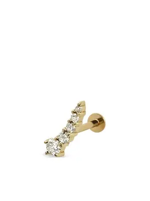 LARK & BERRY 14kt Yellow Diamond Shooting Star Stud Earring - Gold