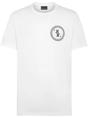 BILLIONAIRE Logo-print Cotton T-shirt - White