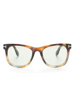 TOM FORD Square-frame Sunglasses - Brown