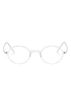 LINDBERG 6508 Round-frame Eyeglasses - Neutrals