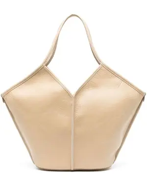 Hereu Calella Distressed Leather Tote Bag
